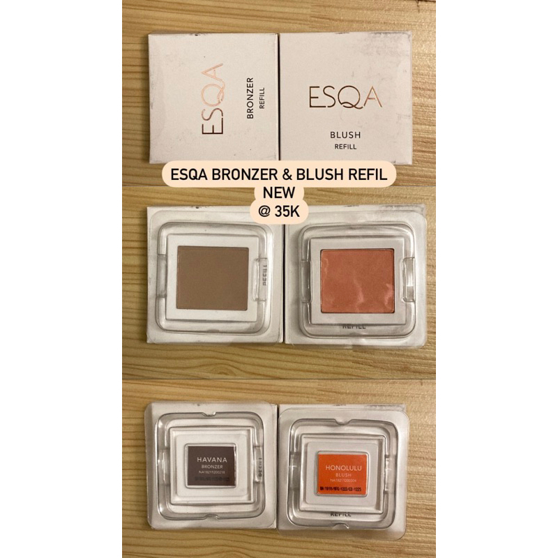 Jual Refil Bronzer & Blush Esqa (NEW) | Shopee Indonesia