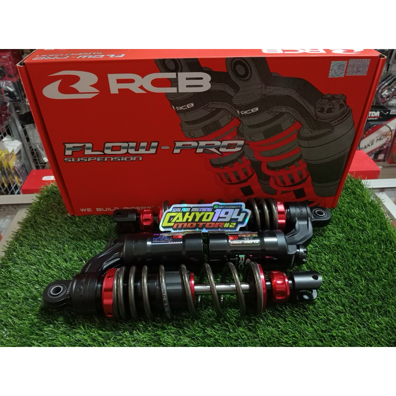 Jual Shock Breaker Belakang RCB Flow Pro Titanium 330 MM Vario 125 150 Beat Scoopy Genio ...