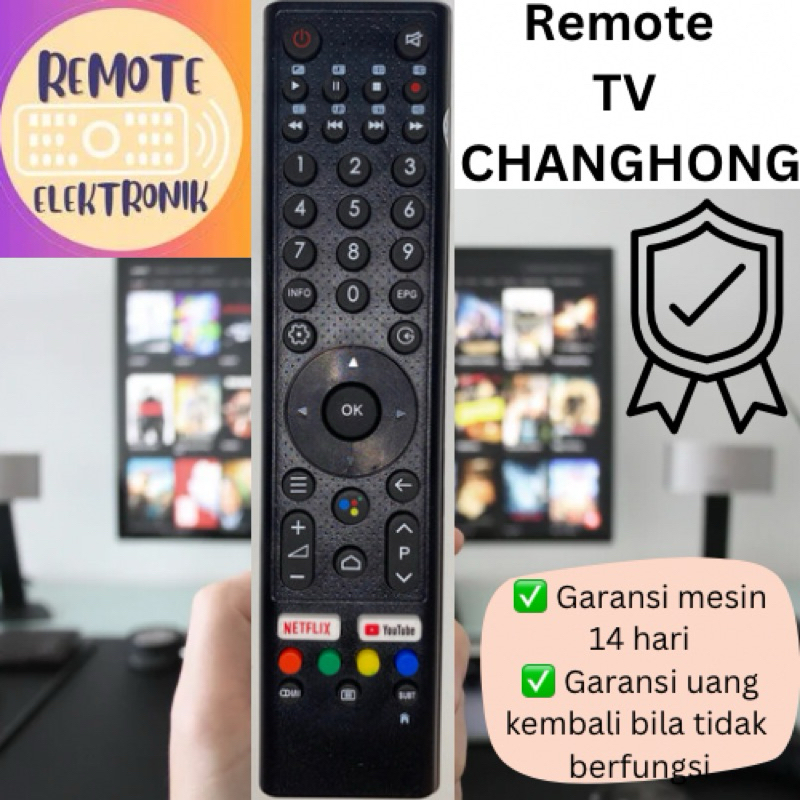 Jual REMOTE TV CHANGHONG ANDROID SMART TV YOUTUBE NETFLIX | Shopee ... Jual REMOTE TV CHANGHONG ANDROID SMART TV YOUTUBE NETFLIX | Shopee ...