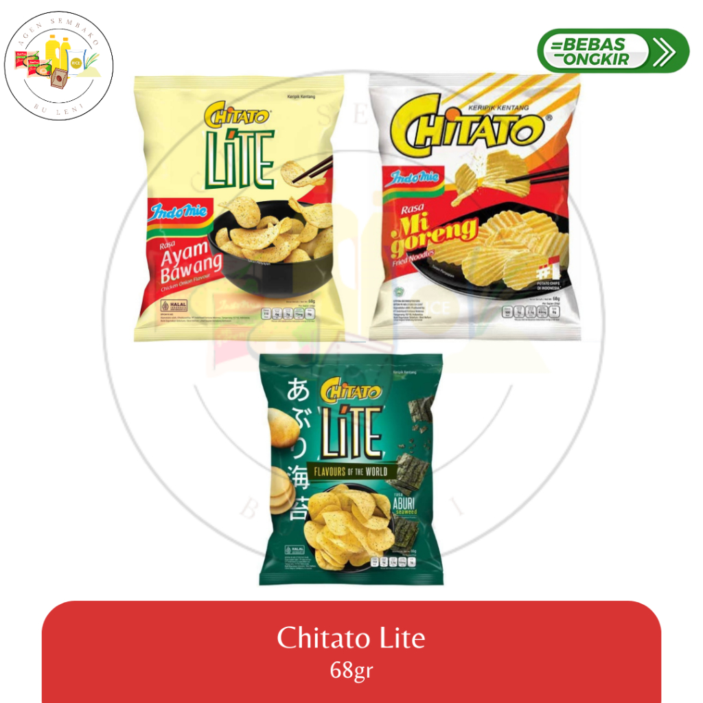 Jual Chitato Lite Aburi, Indomie Ayam Bawang dan Indomie Goreng 68gr ...