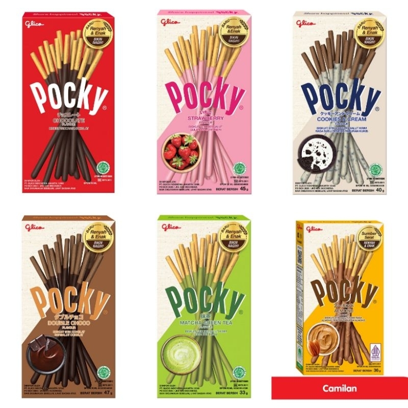 Jual Pocky Biskuit Stick Berbagai Varian Rasa | Shopee Indonesia
