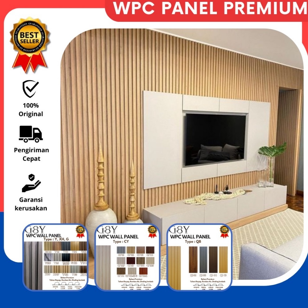 Jual Harga Khusus Wpc panel PREMIUM 1meterkisikisiWallpanelWpc murah ...