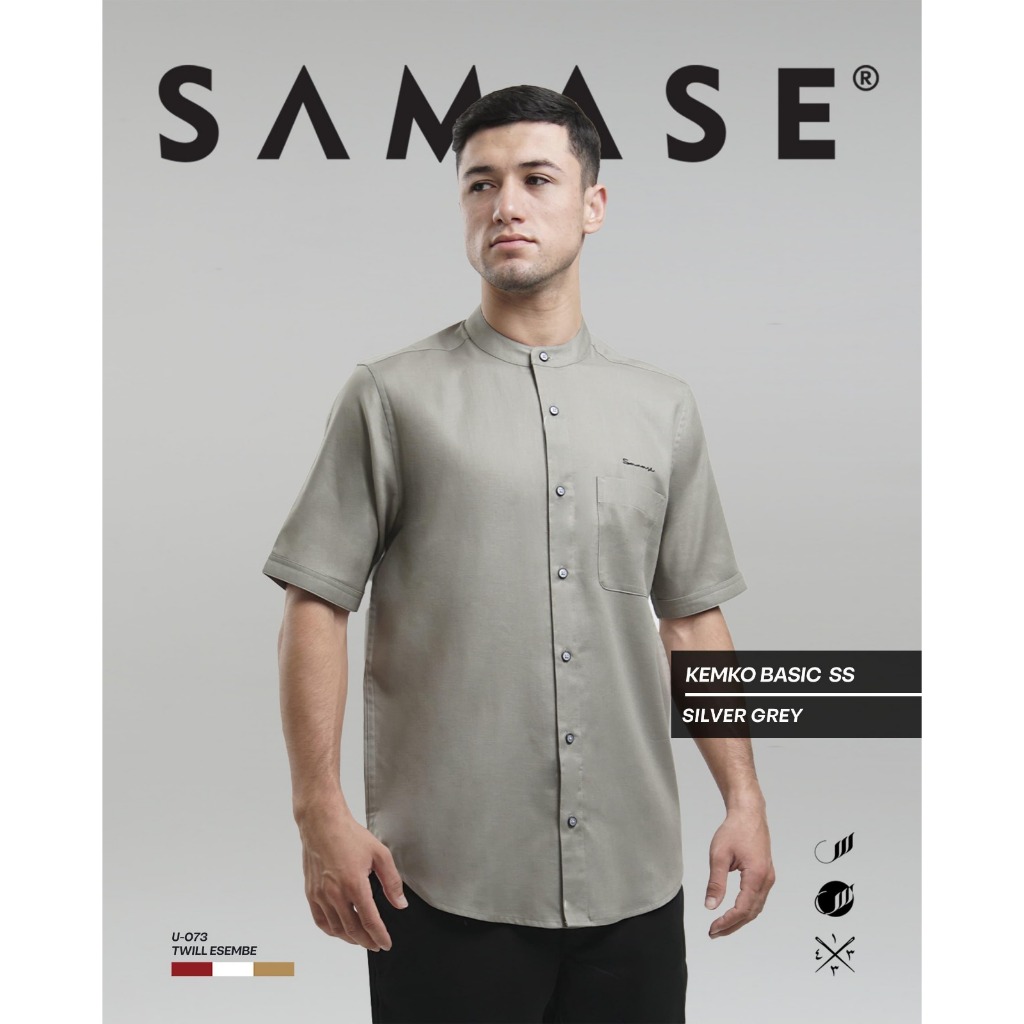 Jual SAMASE Kemko Basic U073 - U110P Kemeja Koko Pakaian Muslim Pria ...