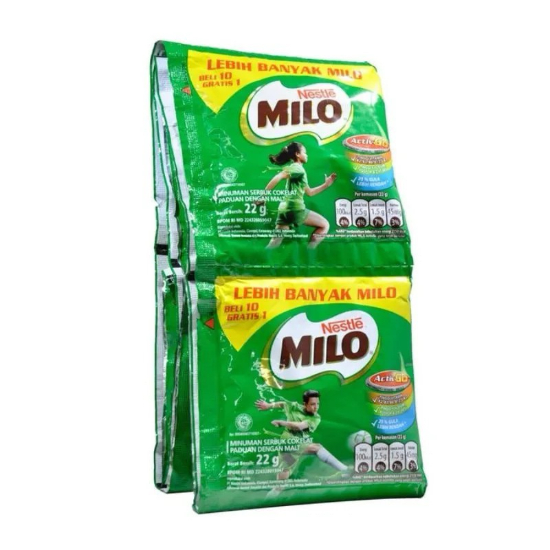 Jual MILO ACTIV-GO Susu Coklat Renceng 22g (11 pcs) | Shopee Indonesia