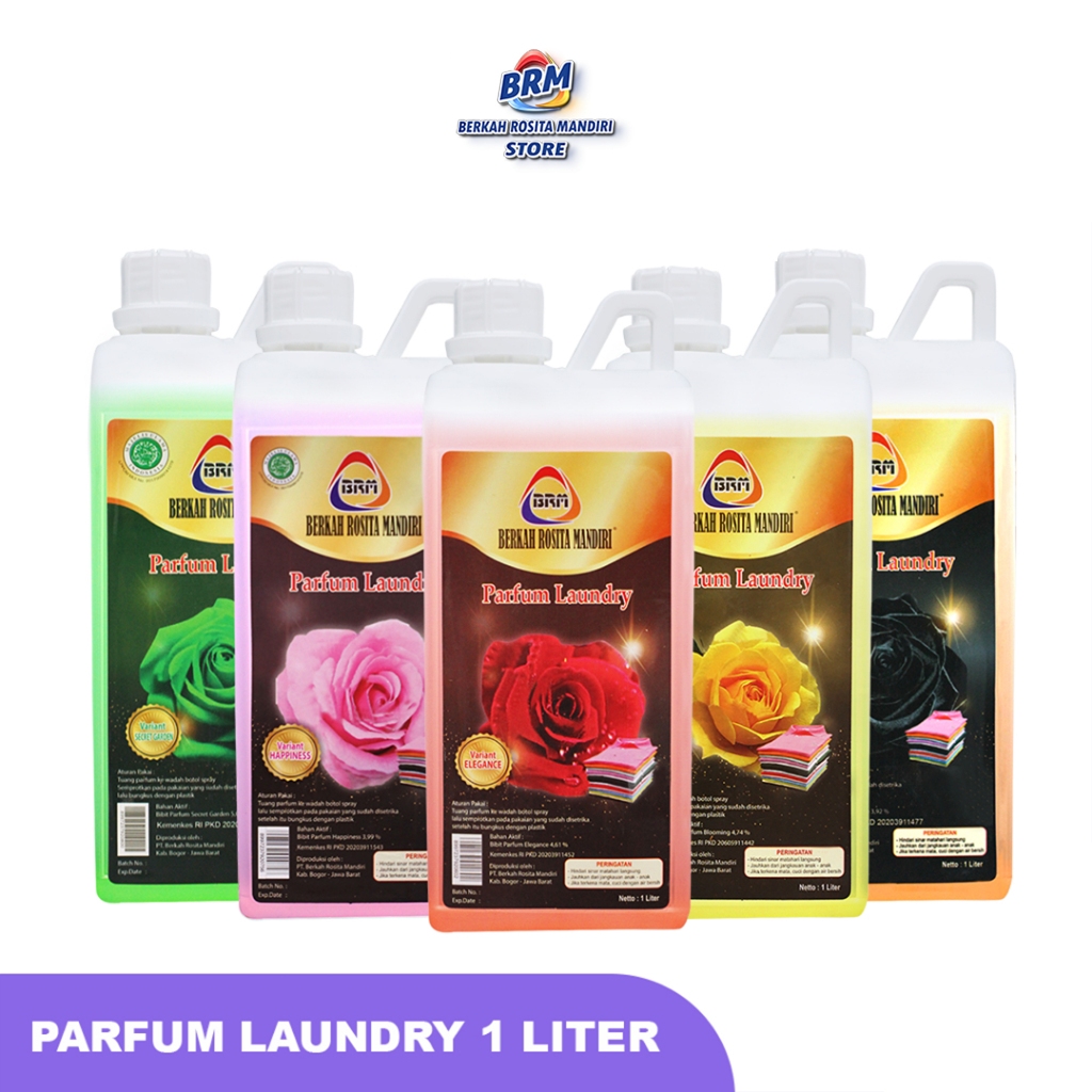 Jual BRM Parfum Laundry Botol 1 Liter | Shopee Indonesia