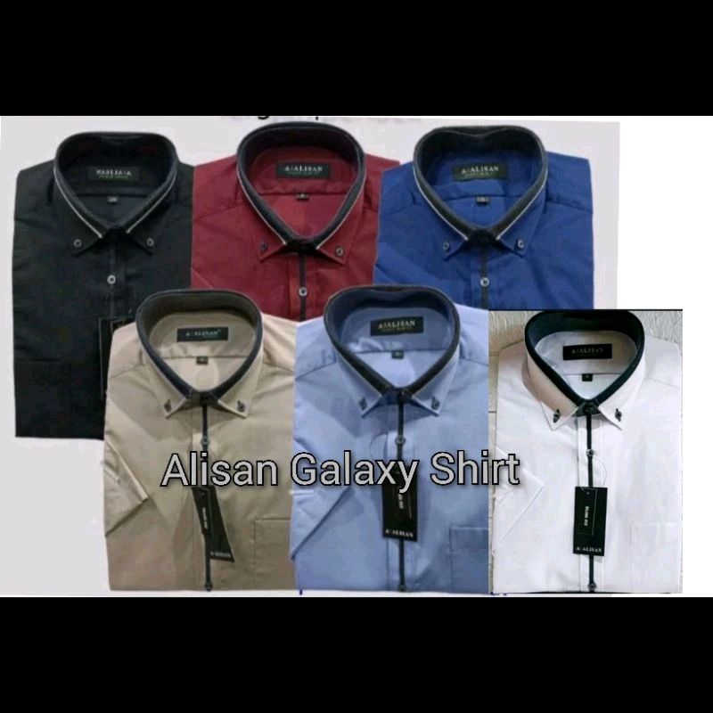 Jual Kemeja Alisan Slim Fit Model List Lengan Pendek (100% ORI ...