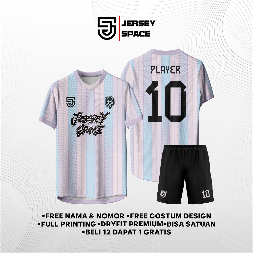 Jual JS25 - Jersey Futsal Full Printing Bebas Custom Design (BISA SATUAN) | Shopee Indonesia