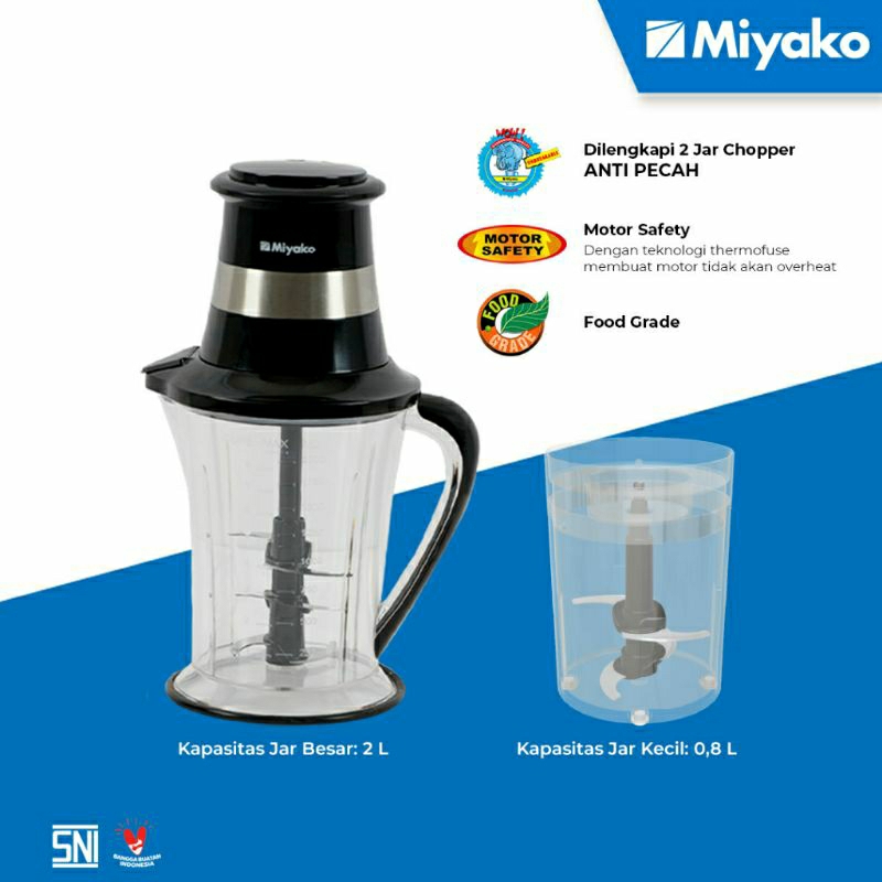 Jual Miyako Chopper Besar CH-208 2 Liter | Shopee Indonesia