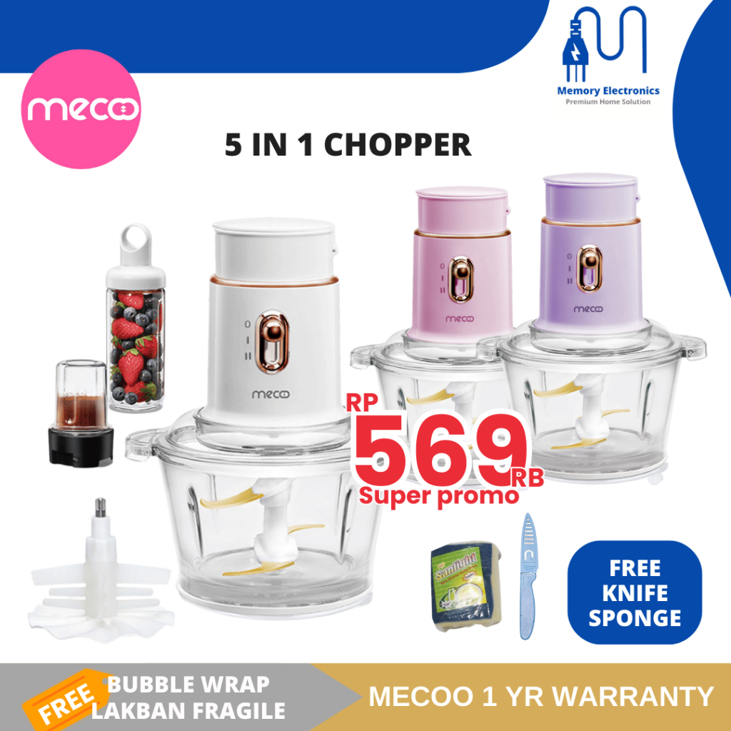 Jual Mecoo chopper Blender Juicer Kupas Bawang Low Watt | Shopee Indonesia