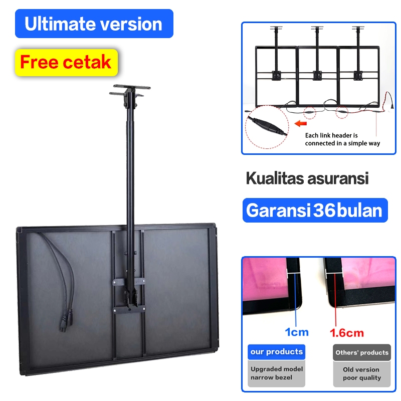 Jual READY LED Cafe Menu Board BRACKET | LED Signboard | Light Board ...