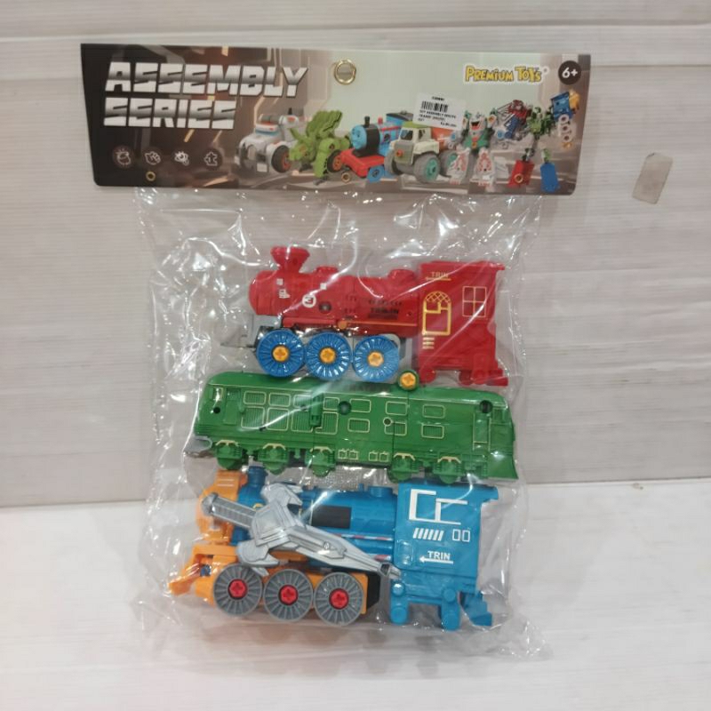 Jual 020690 DIY ASSEMBLY SERIES TRAIN KERETA API BISA JADI ROBOT ...