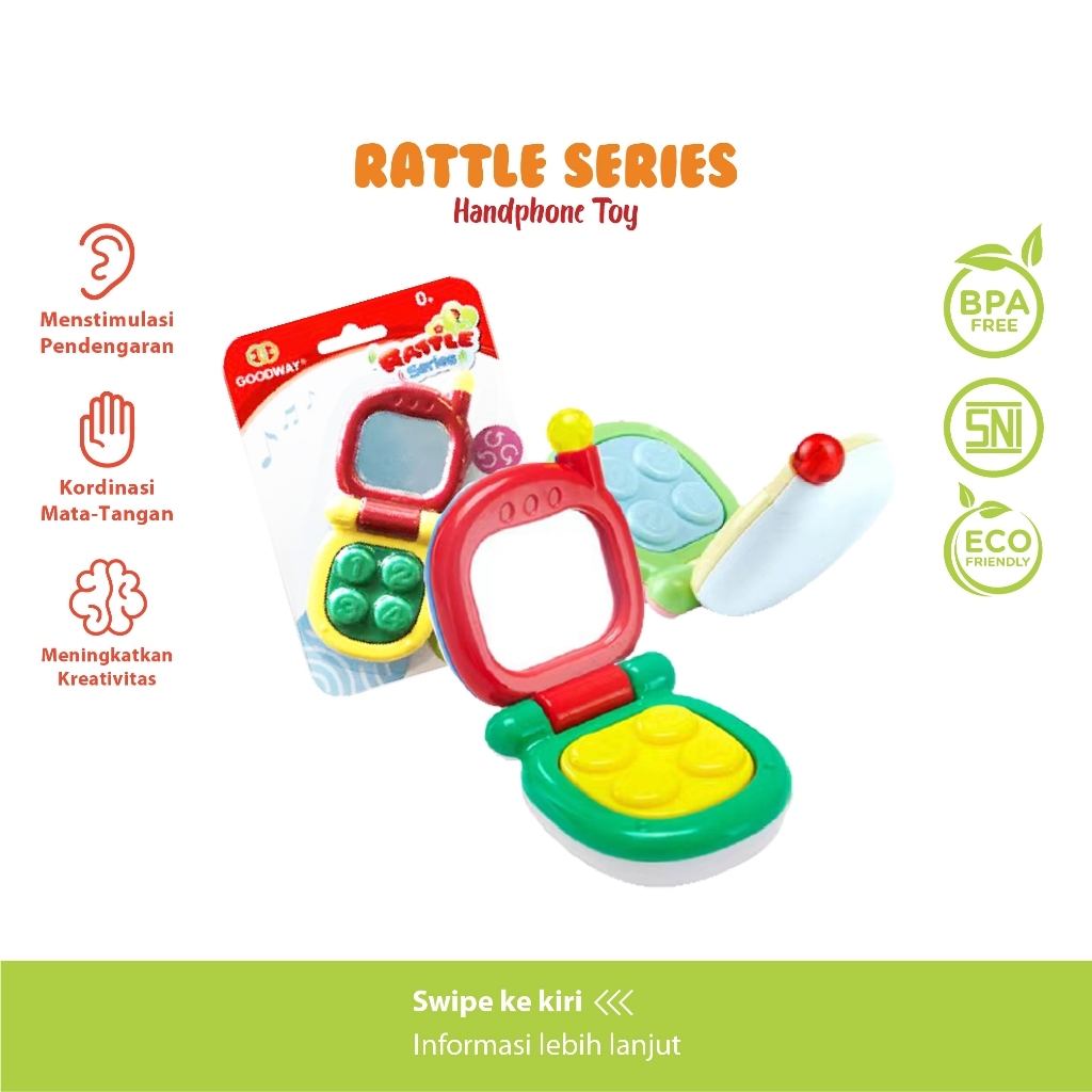 Jual Mainan Edukasi - Goodway Rattle Series Handphone Toy Mainan ...