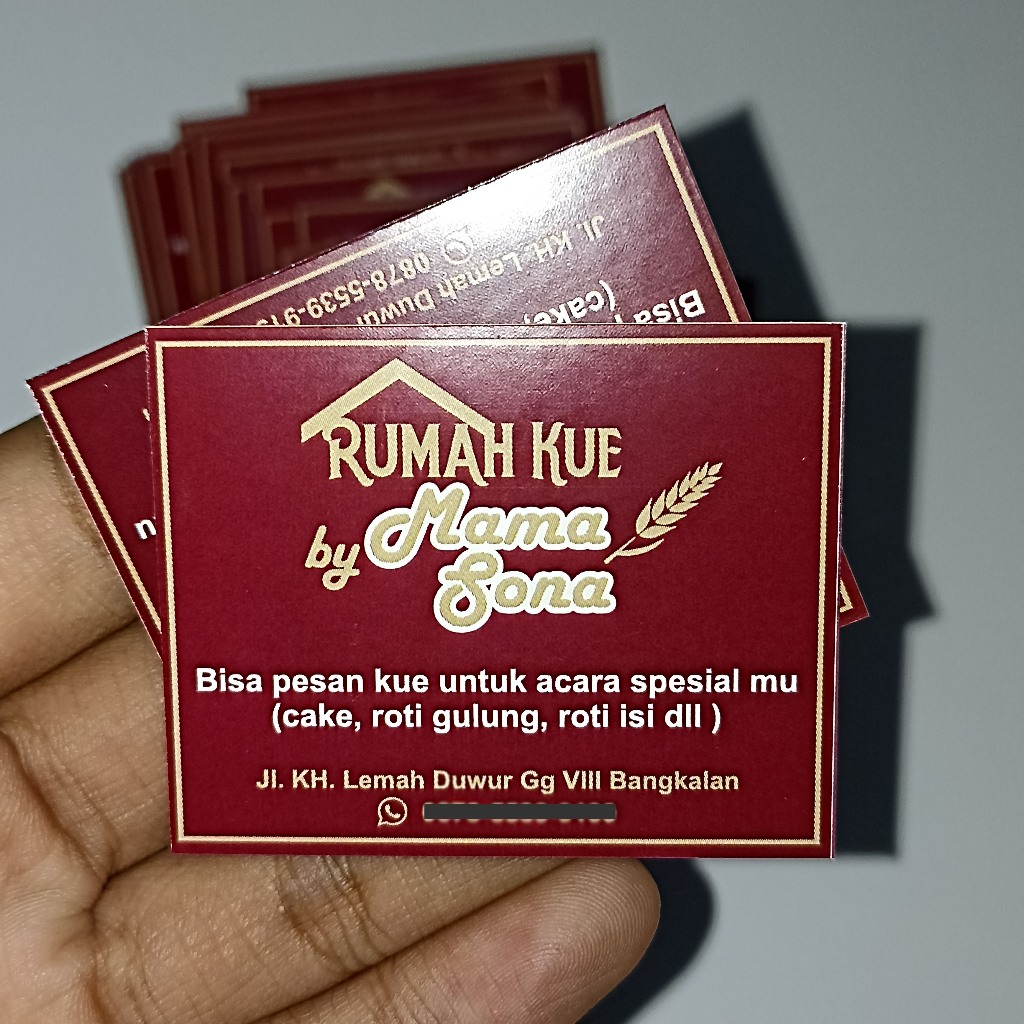 Jual STIKER LABEL KOTAK KUE / STIKER LABEL PRODUK / STIKER LABEL CUSTOM ...