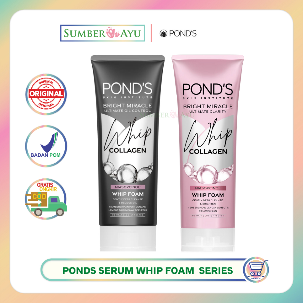 Jual Ponds Serum Whip Foam Series 100G | Shopee Indonesia