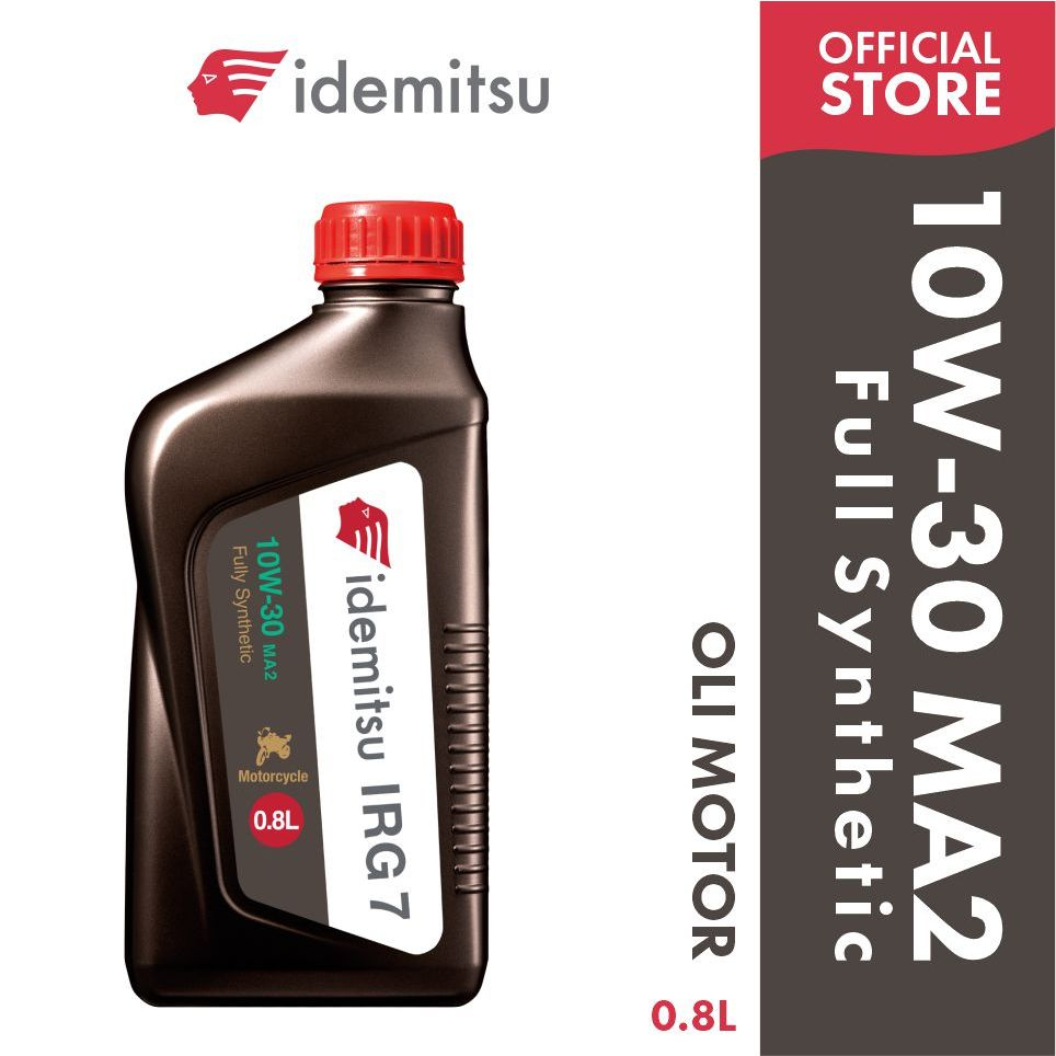 Jual IDEMITSU IRG7 10W-30 MA2 Full Synthetic Motorcycle Oil (Oli Mesin ...