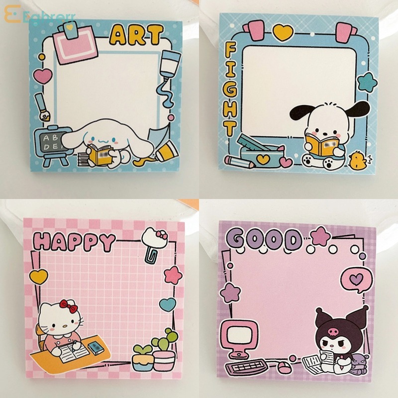 Jual Eeghrerr 50PCS Catatan Tempel Kartun Sanrio Lucu Sticky Notes ...