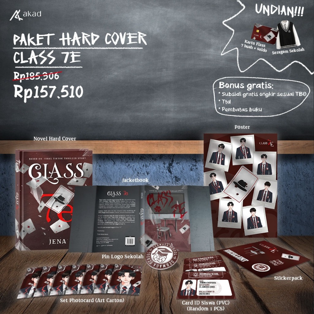 Jual Novel Class 7E - Jena - Akad | Shopee Indonesia