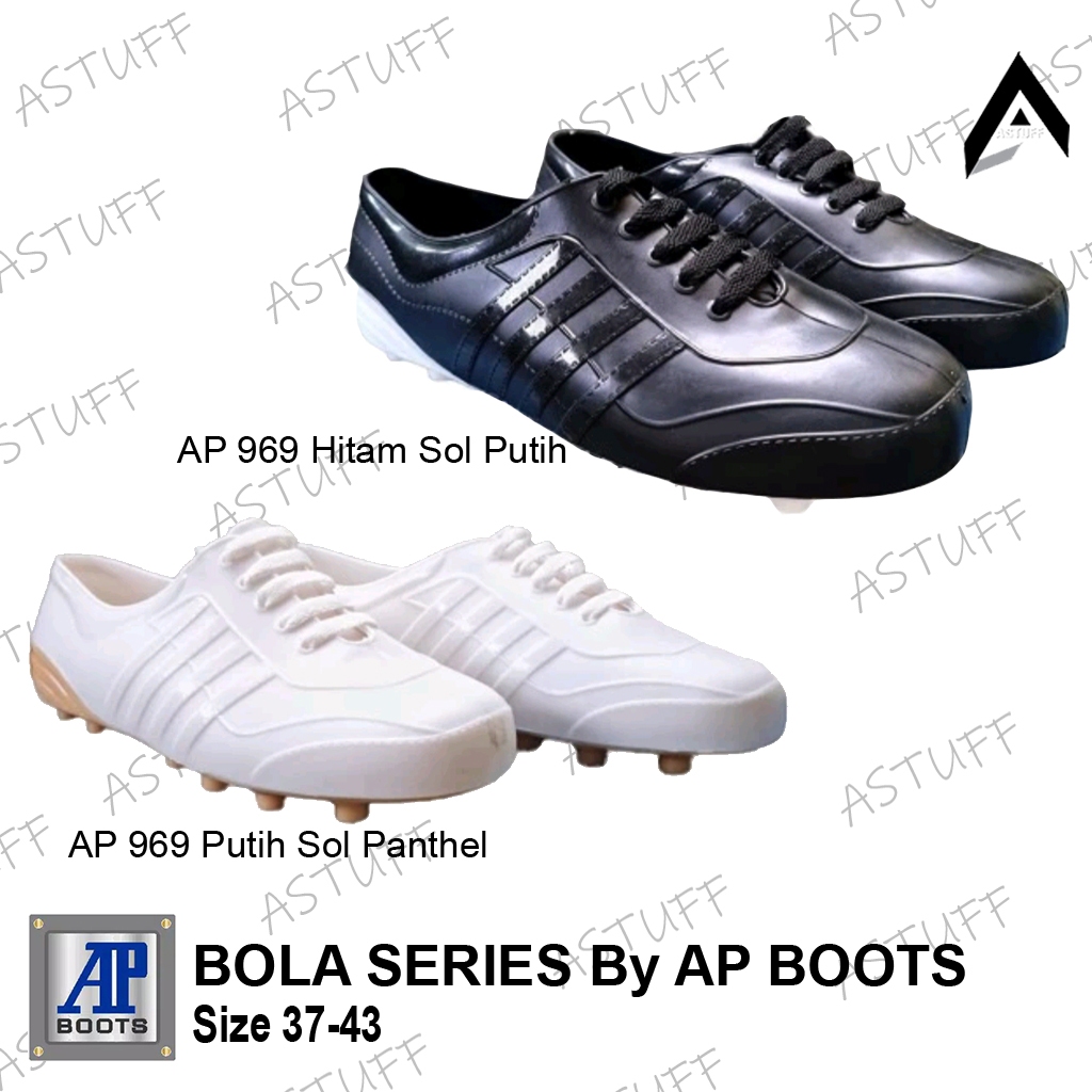 Jual NEW / Sepatu 969 Hitam / Sepatu Karet AP Boots Multi Fungsi- AP ...