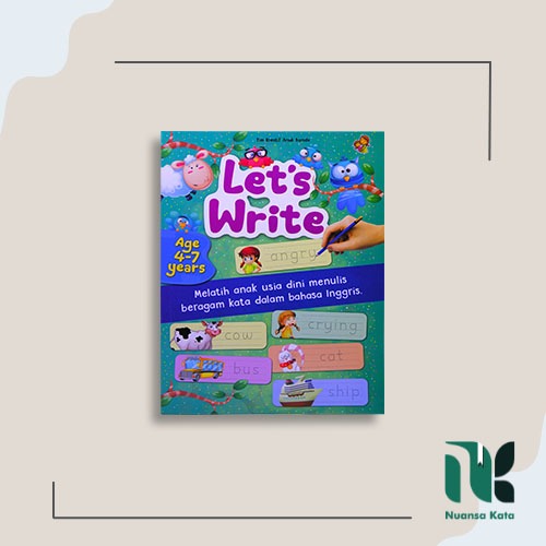 Jual Buku Pelajaran Anak - Menulis kata dalam bahasa Inggris, LET'S WRITE | Shopee Indonesia