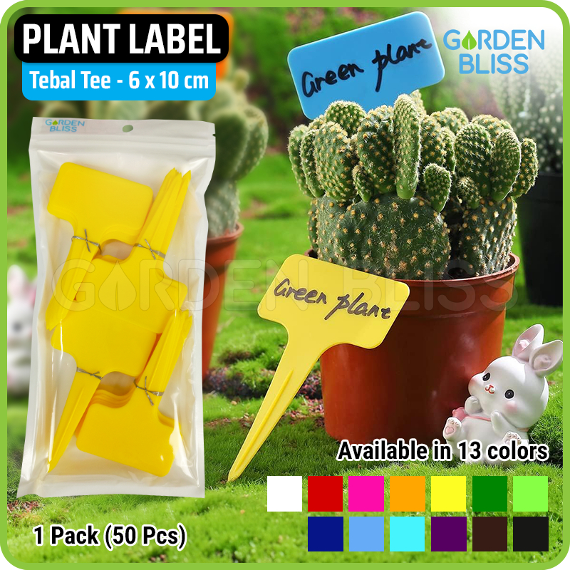 Jual 1 Pack (50 Pcs) - Thick Plant Label Name Tag - Label Penanda Tanaman Tebal, Model Tee - T ...