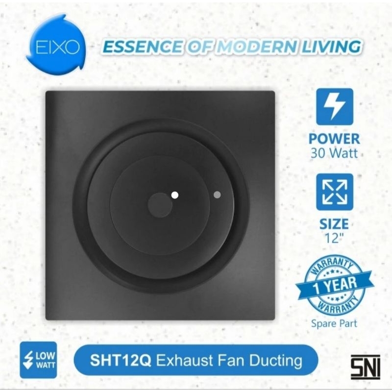 Jual Hexos Eixo Hitam/Hexos Hitam Eixo Exhaust Fan Plafon Ducting Kipas ...