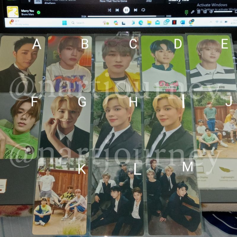 Jual PC Photocard Official Renjun, Chenle, Mark, Haechan, Yuta, Jungwoo ...