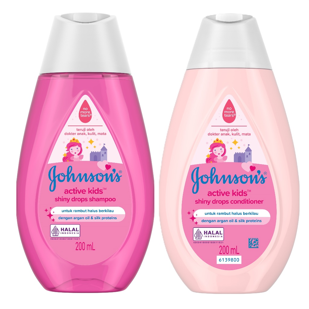 Jual JOHNSON'S Active Kids Shiny Drops Shampoo & Conditioner - Shampo ...