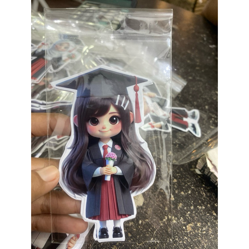 Jual topper wisuda isi 3 lembar . wisuda sma. smp. sd . berhijab dan ...