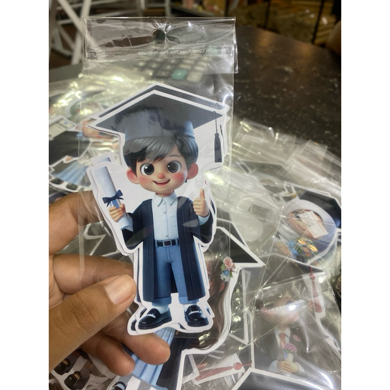 Jual topper wisuda isi 3 lembar . wisuda sma. smp. sd . berhijab dan ...