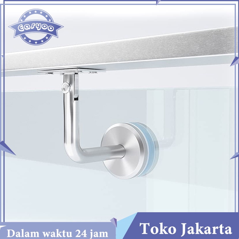 Jual Modern Konektor Hand Railing Stainless Glass Tangga Kaca Lurus ...