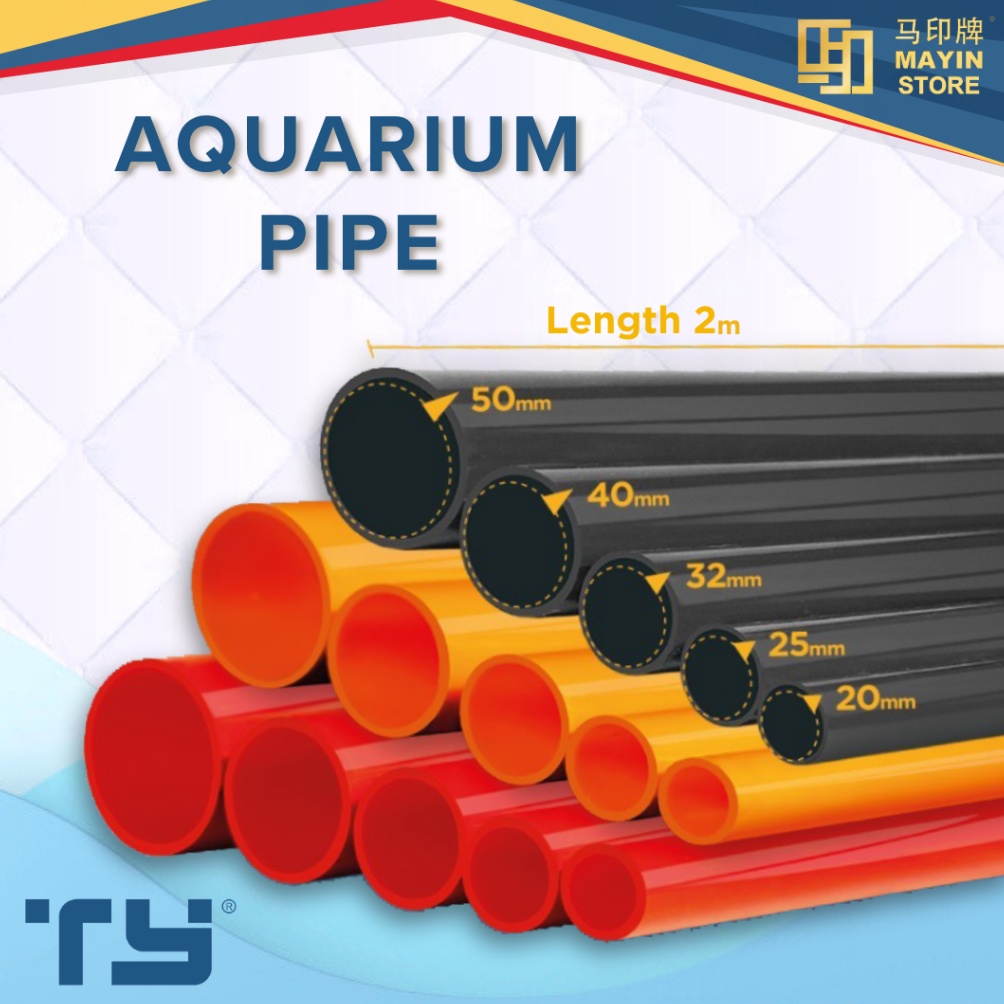 Jual TY Aquarium Pipe pipa U PVC by 3 Pawns ART W8L3 | Shopee Indonesia