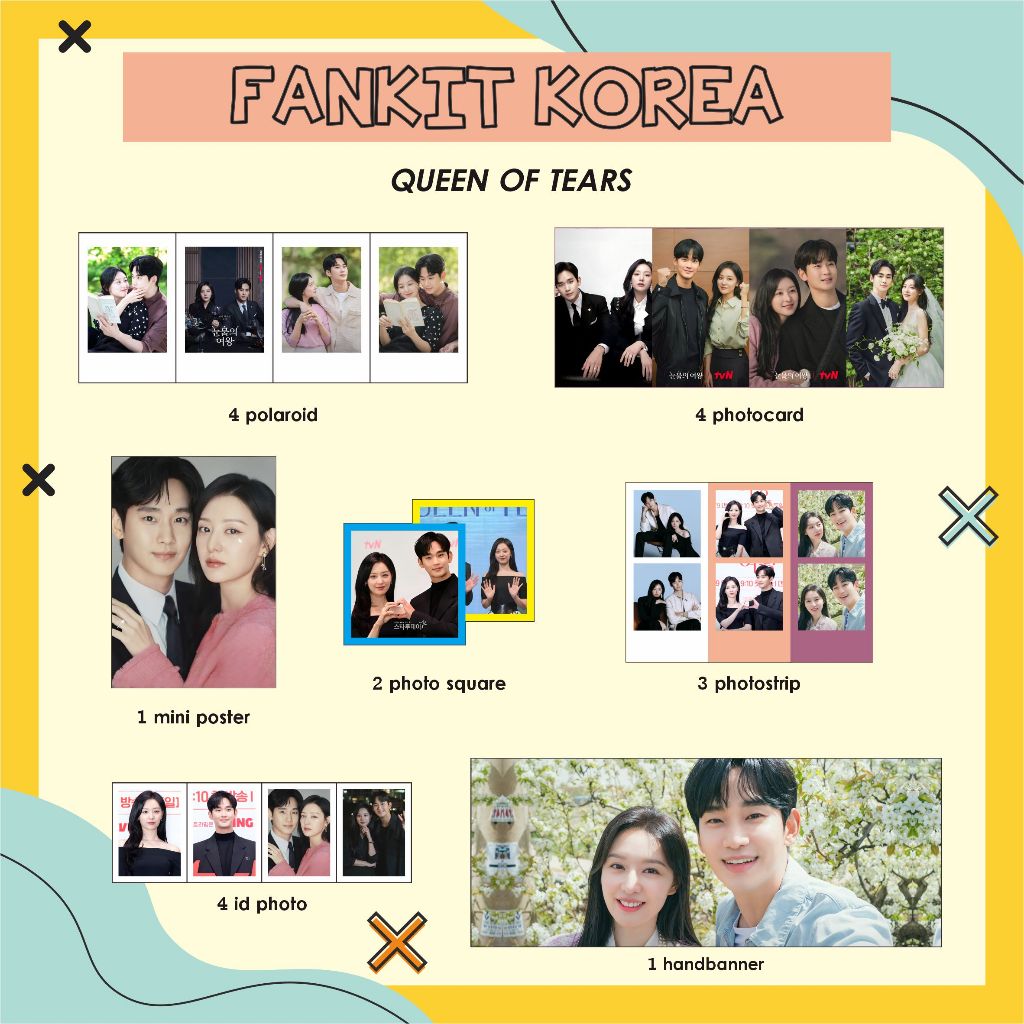 Jual FANKIT KOREA - QUEEN OF TEARS KIM JIWOON KIM SOO HYUN ACTOR KPOP polaroid photocard pc ...