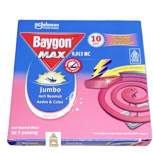 Jual [PROMO GROSIR] Baygon Max Jumbo Anti Nyamuk Aedes dan Culex Obat ...