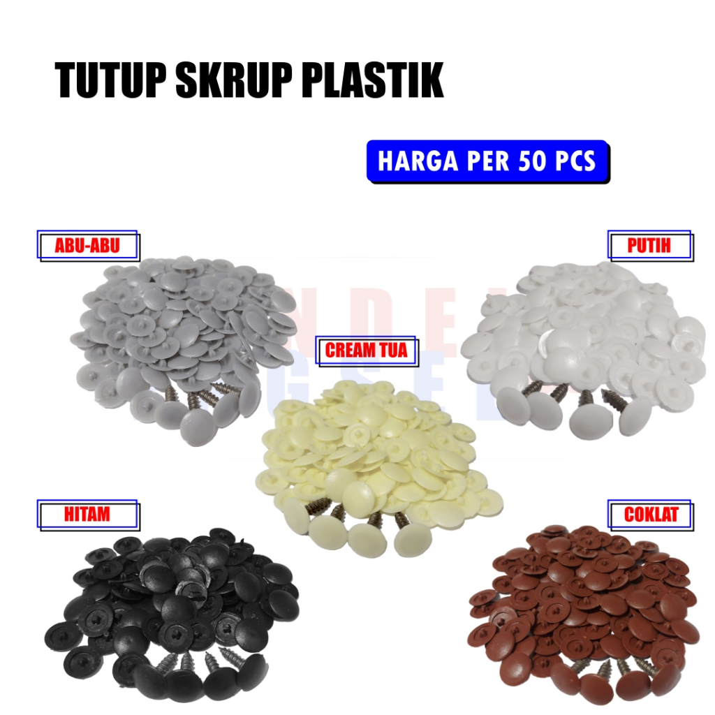 Jual Penutup Sekrup Tutup Sekrup Penutup Skrup Plastik Dop Screw Cap ...