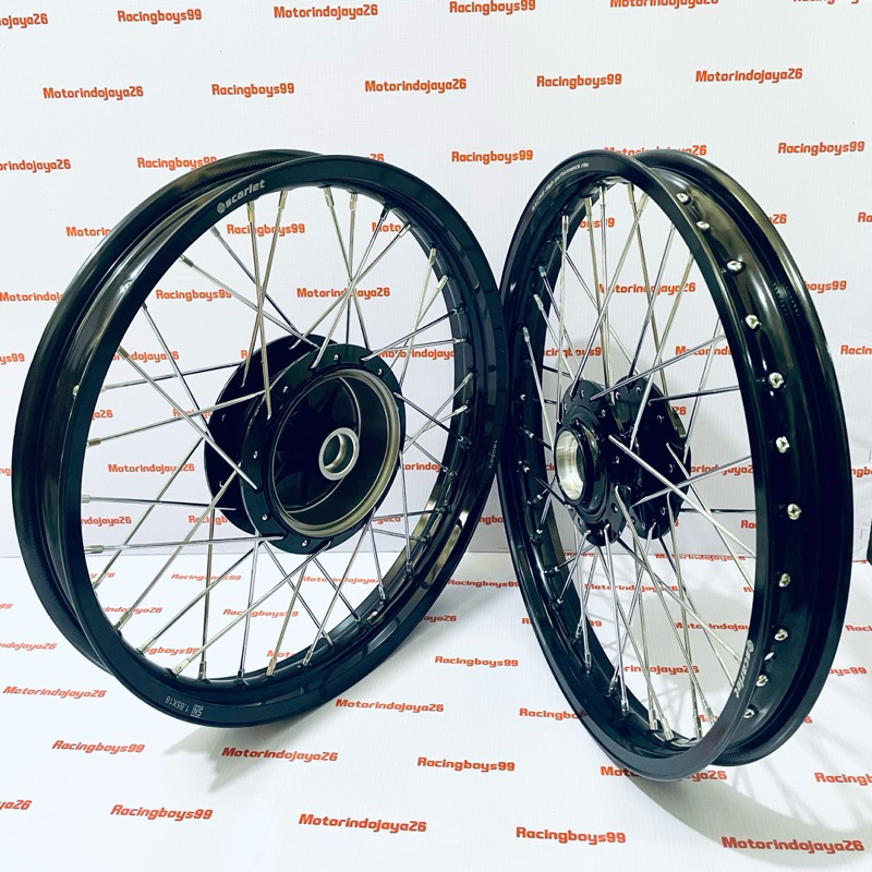 Jual VELG SET RX KING RING 18 SCARLET TROMOL ORIGINAL JARI JARI TDR 160 ...