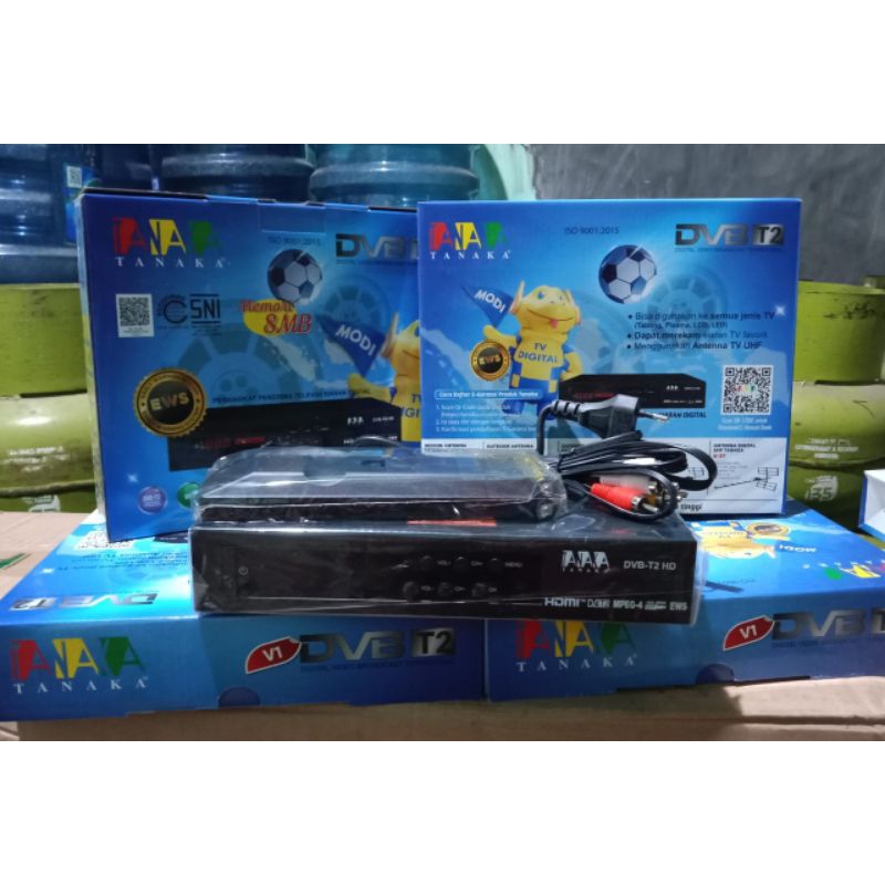 Jual [Live] Set Top Box Tanaka V1 8MB • STB Tanaka Version 1 Biru ...