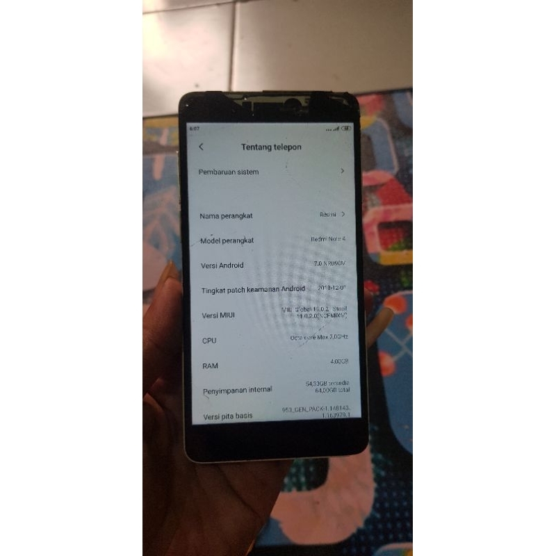 Jual mesin xiaomi redmi note 4x snap 4/64 bergaransi | Shopee Indonesia