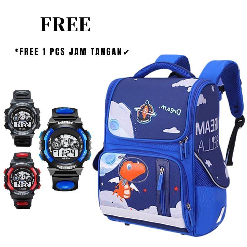 Jual Tas Ransel Sekolah Anak TK Sd Dino Tas Ransel Anak Laki-Laki Terbaru | Shopee Indonesia