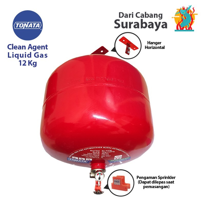 Jual Automatic Thermatic Pemadam Api Otomatis / Eco Liquid Gas 12 kg ...