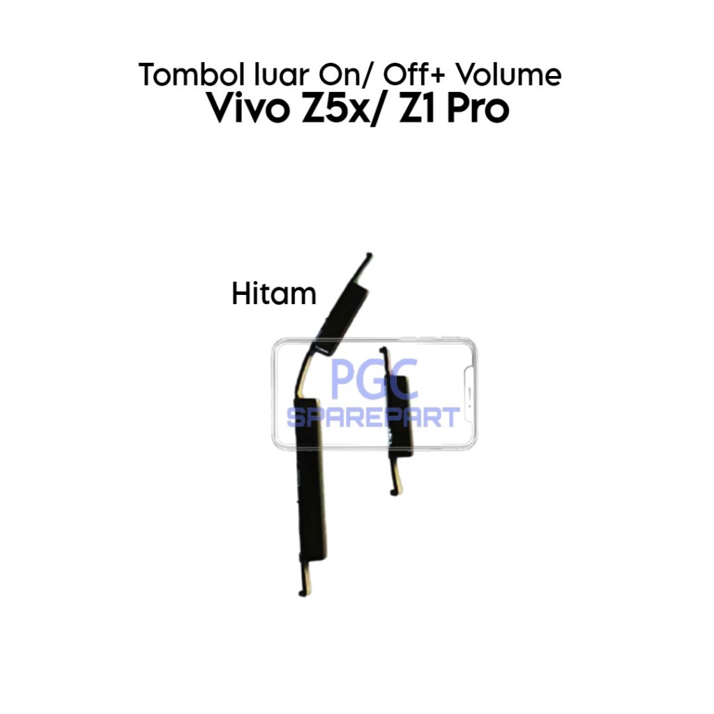 Jual Tombol Luar 1 Set Power On Off Volume Vivo Z1 Pro / Z5x / 1951 / V1911A / V1919A / 1919 ...