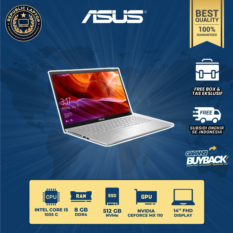 Jual LAPTOP ASUS/CORE I5/RAM 8gb/SSD 512gb/SLIM RINGAN | Shopee Indonesia
