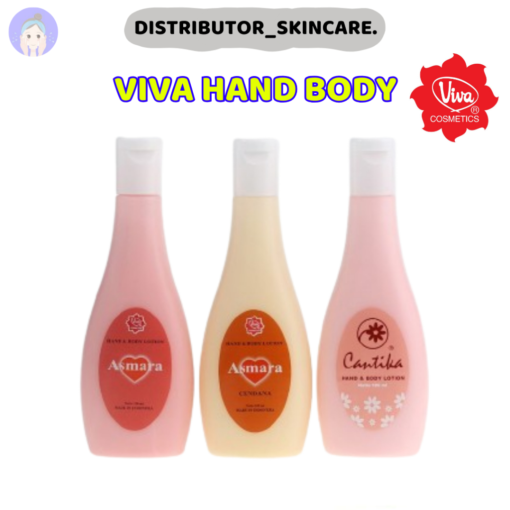 Jual VIVA Hand & Body Lotion Asmara / Cendana / Cantika 100ml Original ...