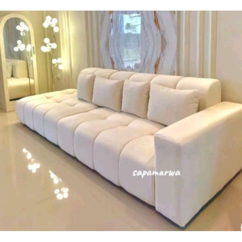 Jual Sofa Estetik / Sofa Minimalis Aesthetic Modern / Sofa Roti Sobek ...