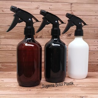 Jual Botol Spray 500 Ml Pet Tebal Warna Tutup Hitam / Botol Kispray Big Triger 500ml | Shopee ...