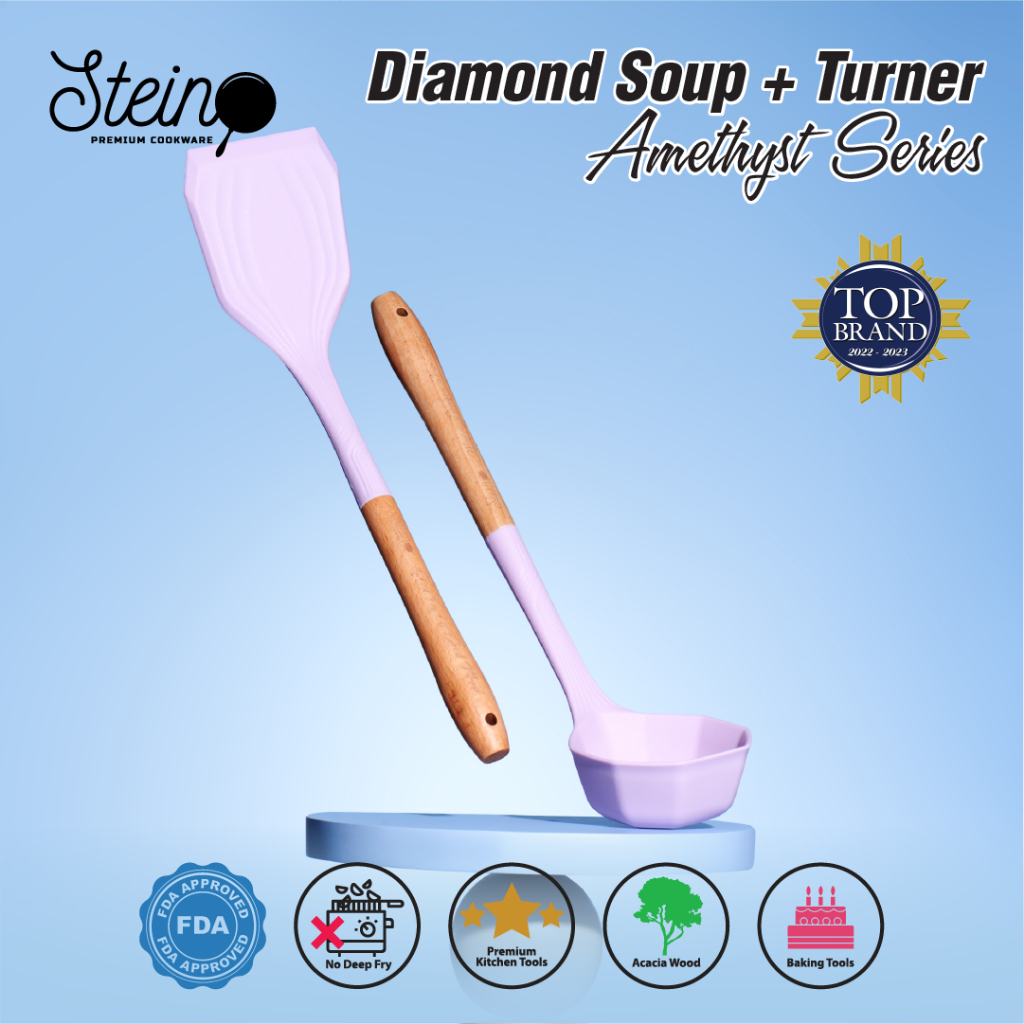 Jual STEIN Bundle Diamond Spatula Set (Soup + Turner) | Shopee Indonesia