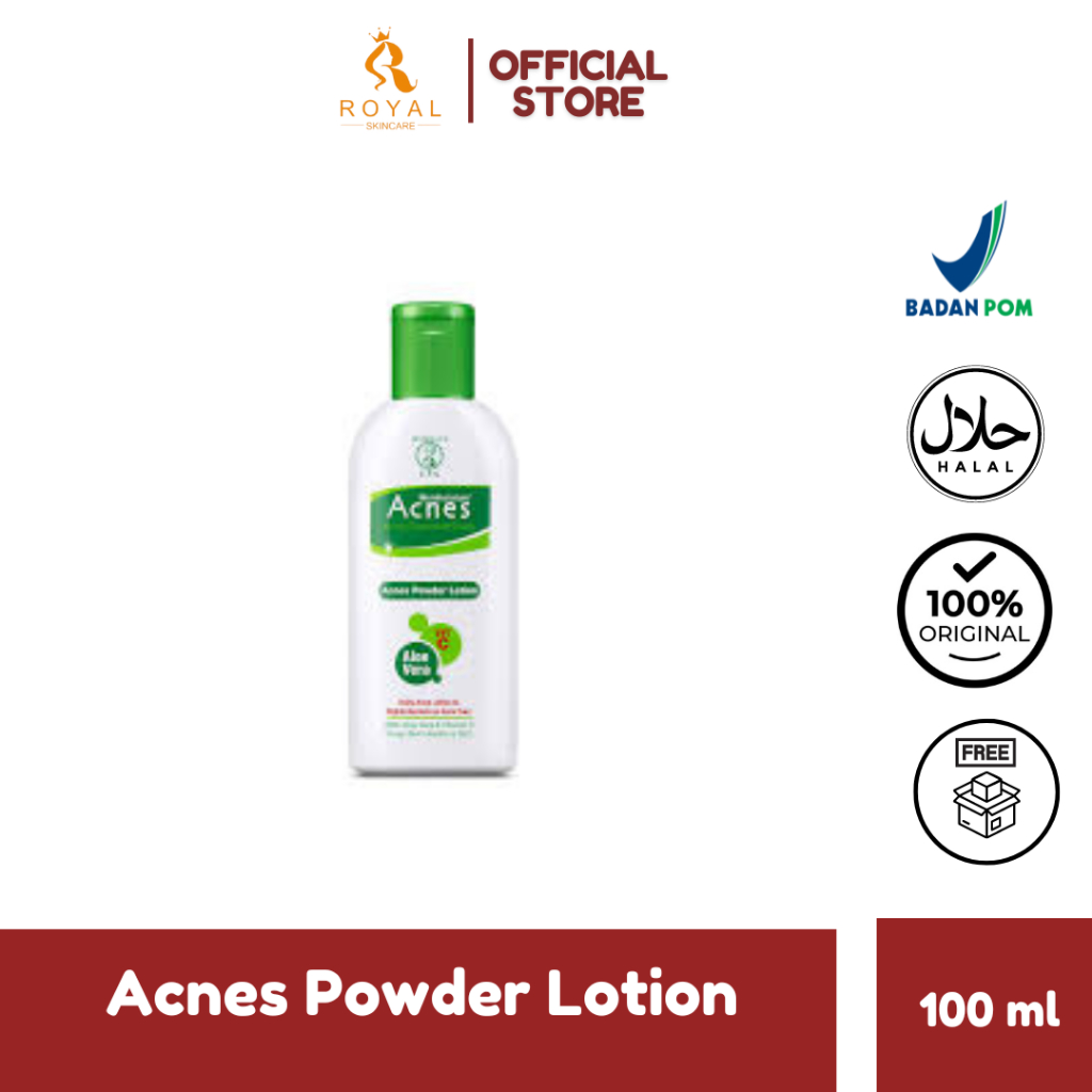 Jual Acnes Powder Lotion - 100ml (Antibacterial, Prevent acne) | Shopee ...