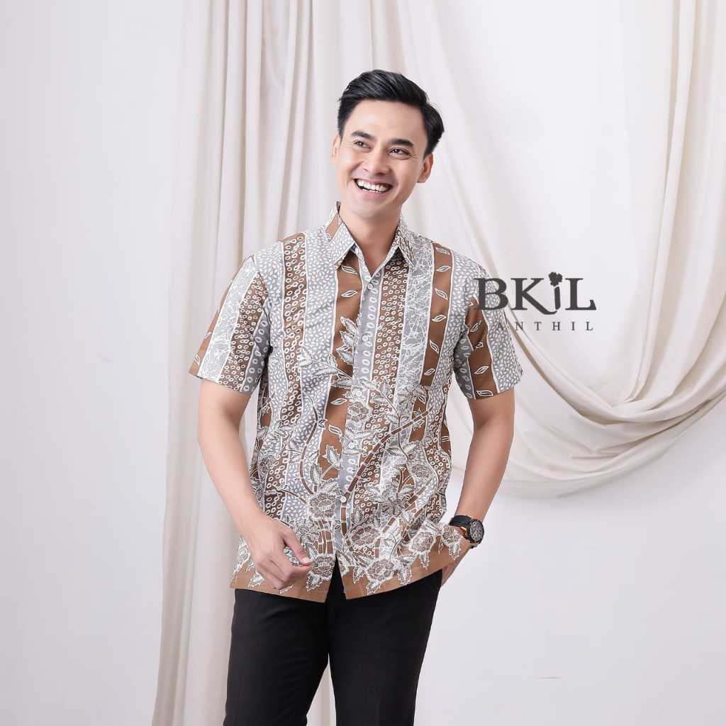 Jual KANTHIL Baju Batik Couple Pria Wanita Atasan Batik Wanita Modern ...