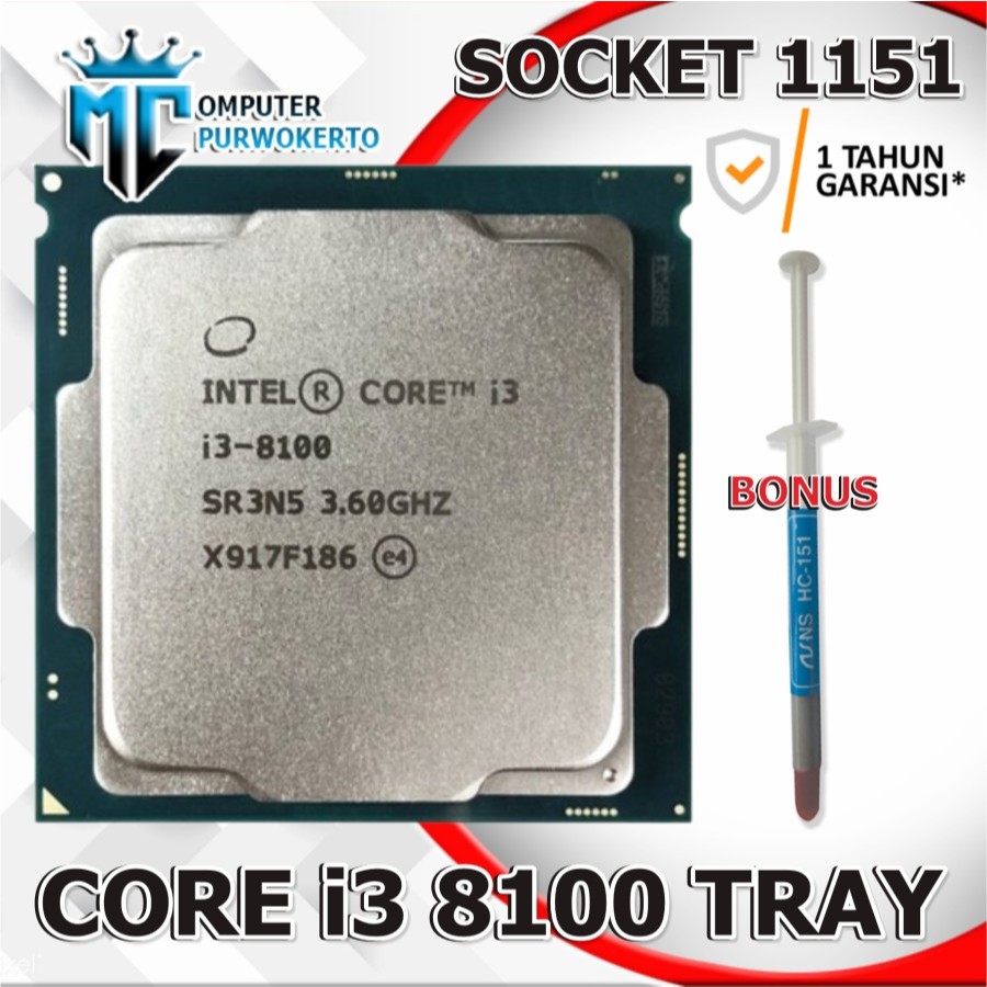 Jual Processor Intel LGA 1151 Core I3 8100/i3 9100 3.60 Ghz | Shopee Indonesia