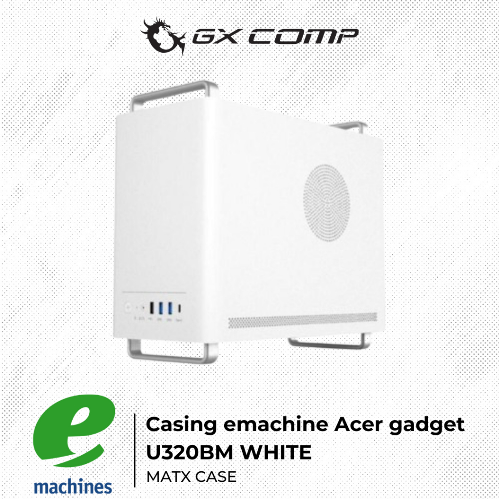 Jual Casing emachine gadget U320WM - White | MATX Case | Shopee Indonesia