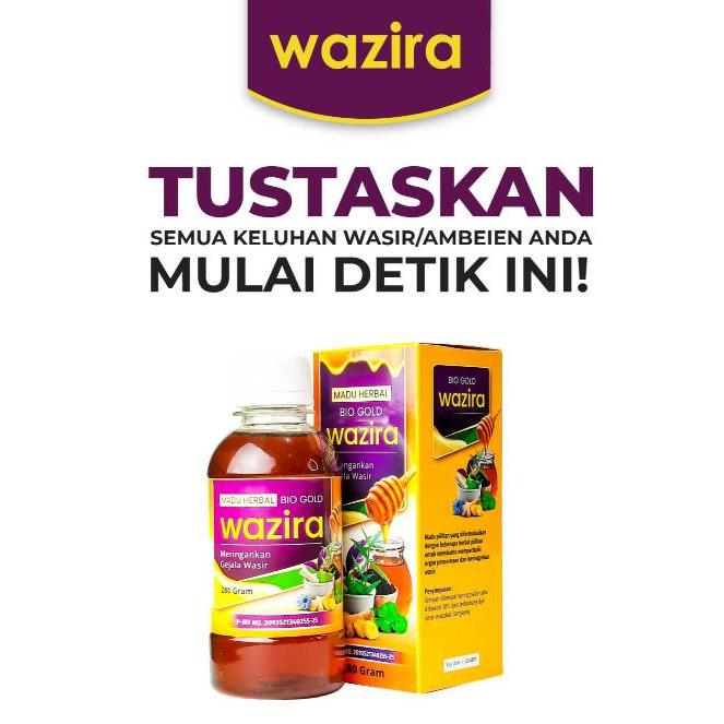 Jual Bio Gold Madu Wazira Estrak Daun Ungu Meringankan Gejala Wasir ...